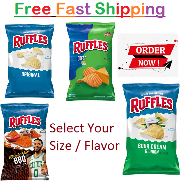 Flat Ruffles Potato Chips