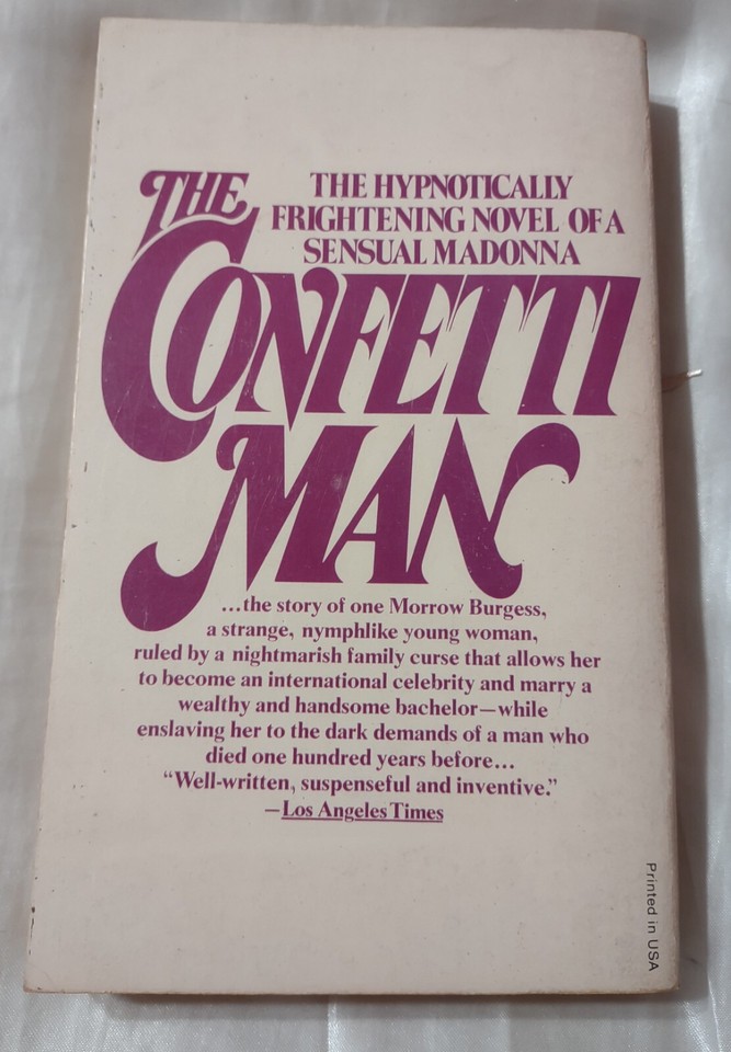 CONFETTI MAN by BONNIE JONES REYNOLDS=BALLANTINE'76 HORROR PB=EVIL ...