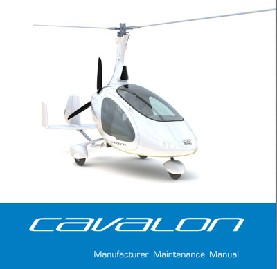 AUTO GYRO CAVALON Manufacturer Maintenance Manual | eBay