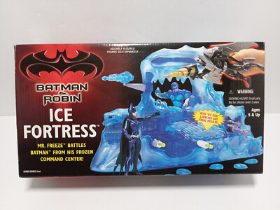 NEW SEALED 1996 Kenner Hasbro Batman & Robin Ice Fortress Action Figure ...