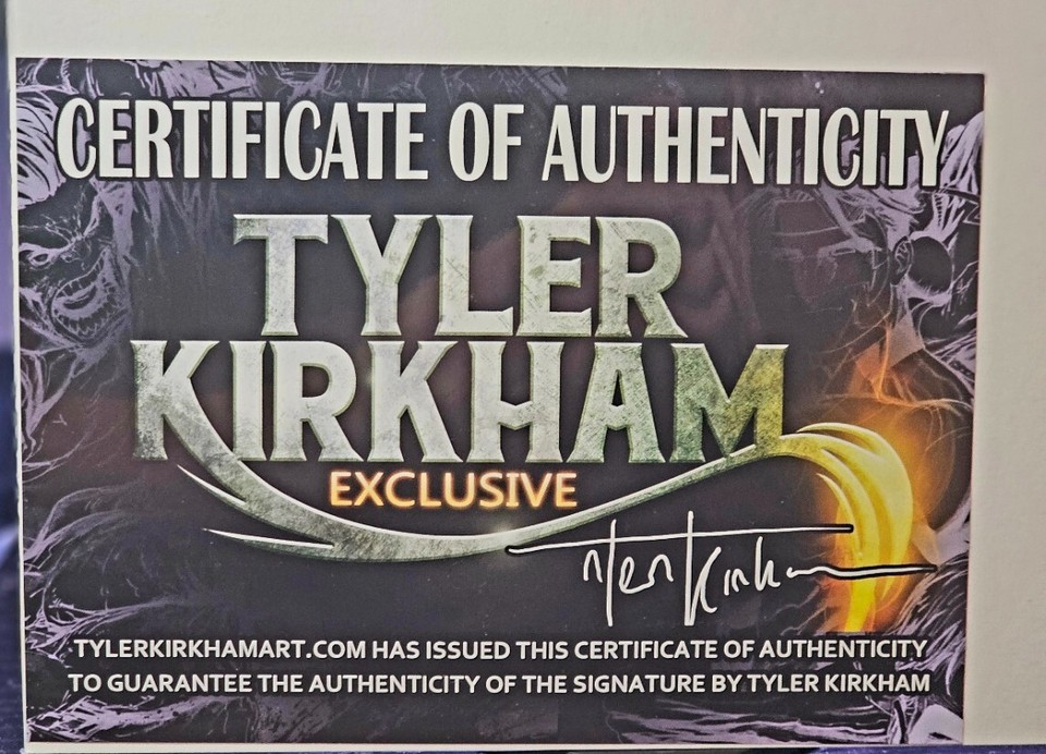 Invincible 2 Artist Signature Kirkham Trade Atom Eve w/ COA | eBay