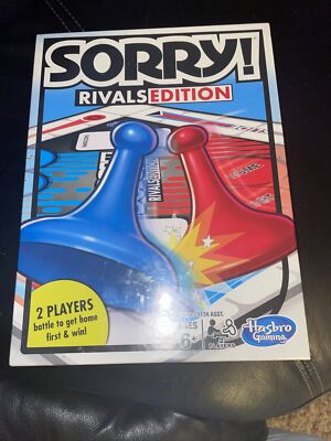 Sorry! Rivals Edition 2 Player Game Sealed Hasbro Gaming New Sealed | eBay
