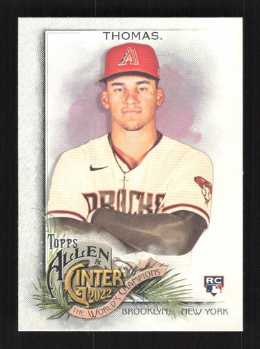 Alek Thomas RC 2022 Topps Allen & Ginter Arizona Diamondbacks #297 | eBay