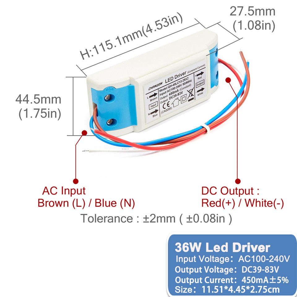 300Ma 450Ma 600Ma 900Ma 1500Ma Constant Current High Power Supply Cob ...