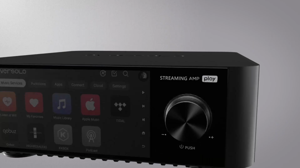 Eversolo Play Music Streamer Amplifier DAC (CD Edition) 2x110W 5.5" LCD ...