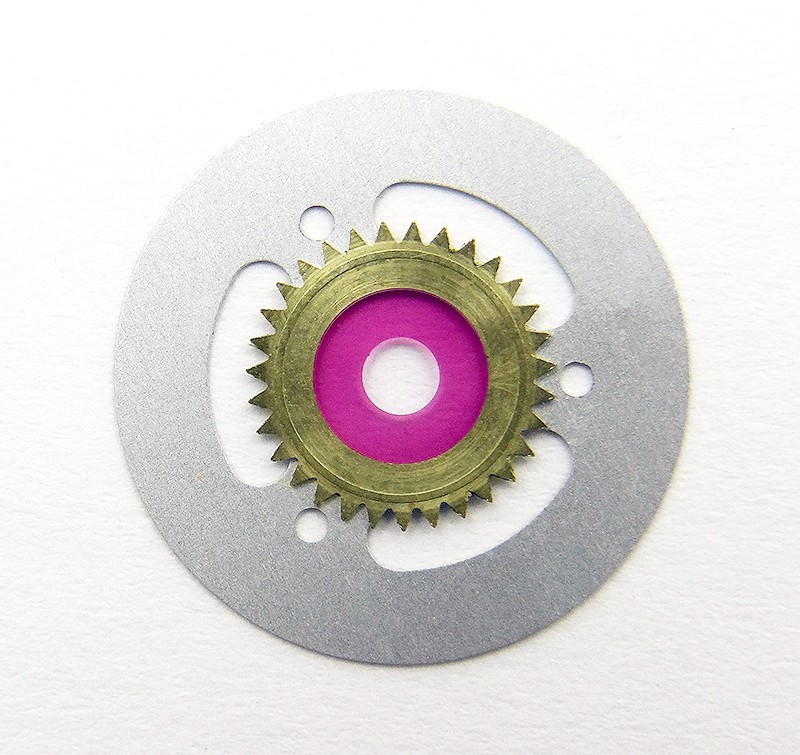 Genuine Rolex 2135-6900 Serif Open 6 Beige Date Wheel Disc Ladies Watch ...