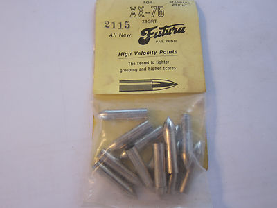 NEW Futura 2115 XX-75 Arrow High Velocity Point 1 Dozen Archery LOTS ...