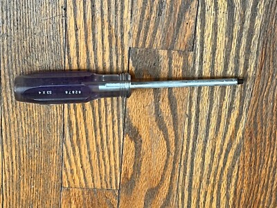 NOS Pratt Read Corporation 82878-S3 X 4 SQUARE Recess Screwdriver | eBay