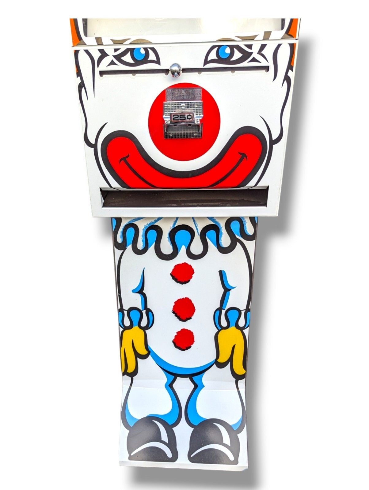 1970’s 1980’s Vintage Clown Candy Vending Dispensing Machine Coin ...