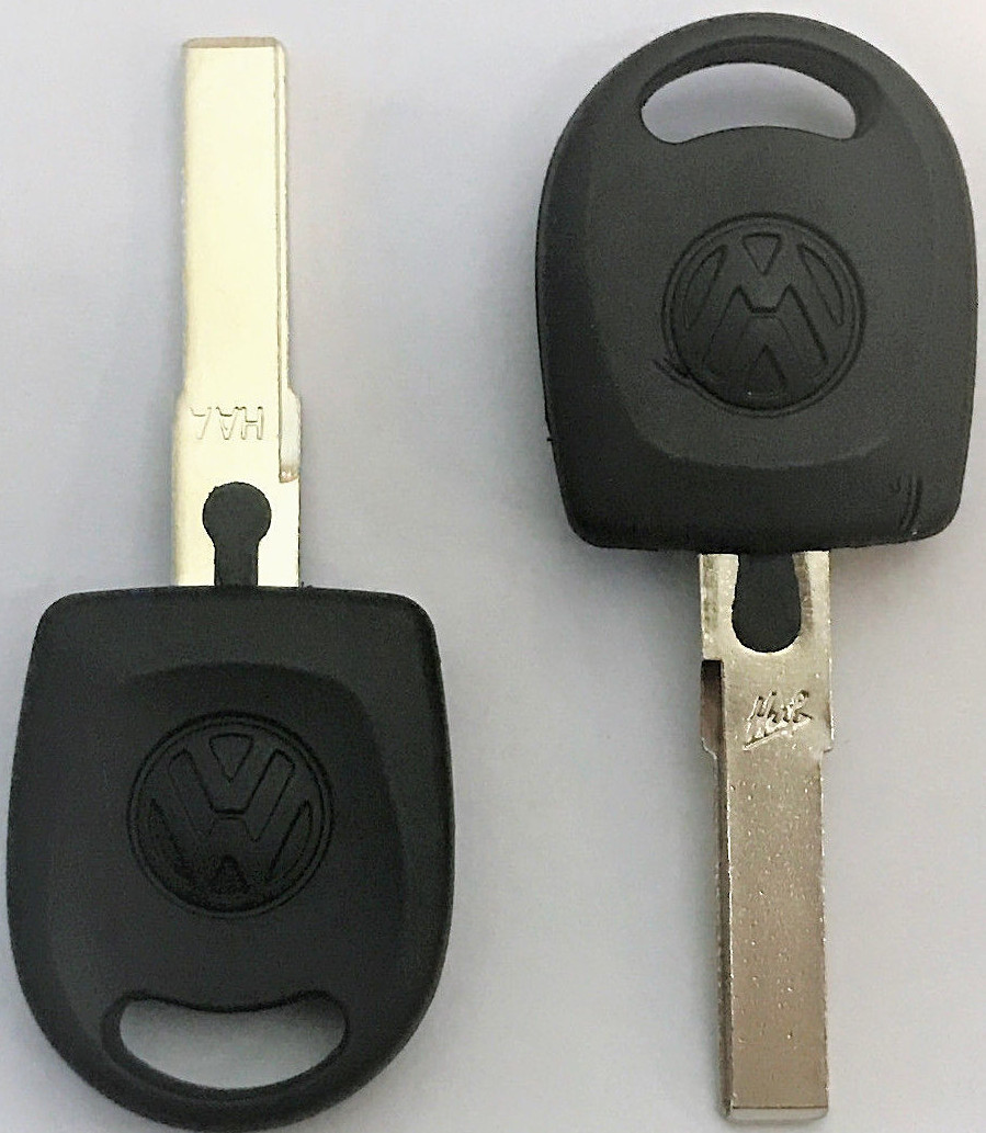 X2 VW Volkswagen HU66T6 Transponder Key VW Logo USA Seller Top quality ...