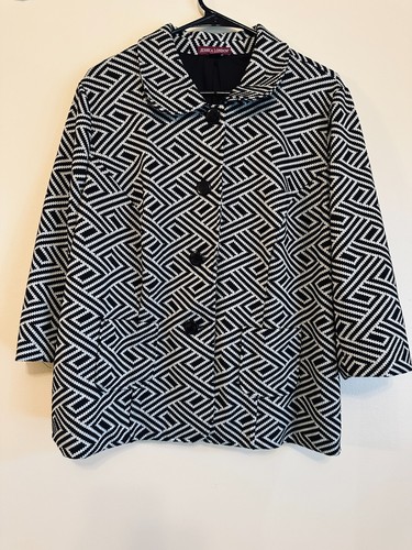 Jessica London Jacket Blazer Women's Plus Sz 20 Waist Length Button ...