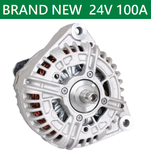 24V 100A ALTERNATOR FITS DEUTZ TCDL6 6100 AAN5966 0124655093 01183352KZ ...