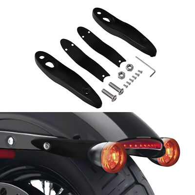 Turn Signal Extension Bracket Relocation Plate Kit Fit For Harley ...