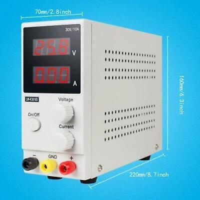 30V 10A Adjustable DC Power Supply Mini Regulator 110V/220V for ...