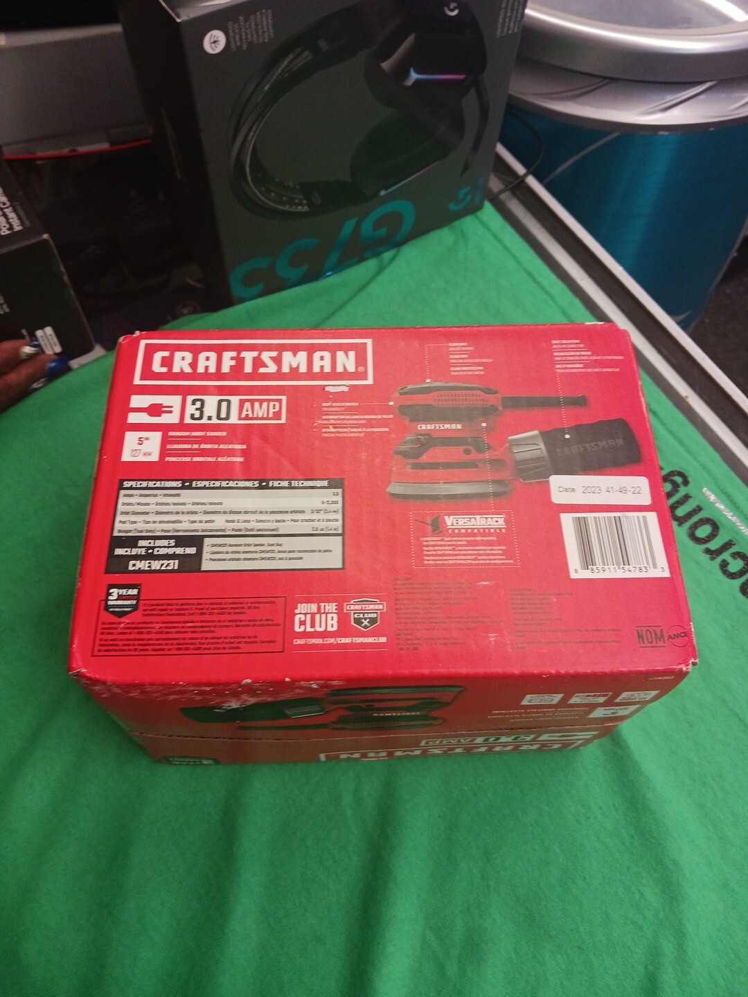 CRAFTSMAN Random Orbit Sander, 3-Amp, Corded (CMEW231) | eBay