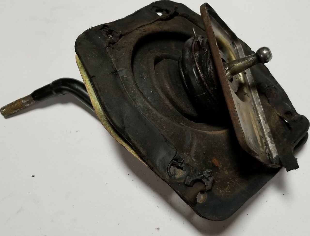 1987 1988 Thunderbird Turbo Coupe Lower Shifter Boot Plate with Shifter ...