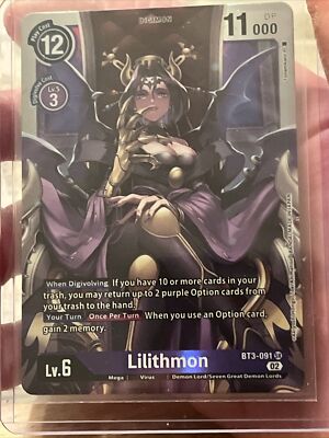 Lilithmon BT3-091 NM Digimon TCG | eBay