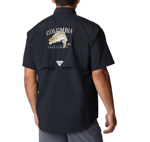 NEW COLUMBIA Men’s PFG Bahama Short Sleeve Fishing Shirt UPF 30 Vented ...