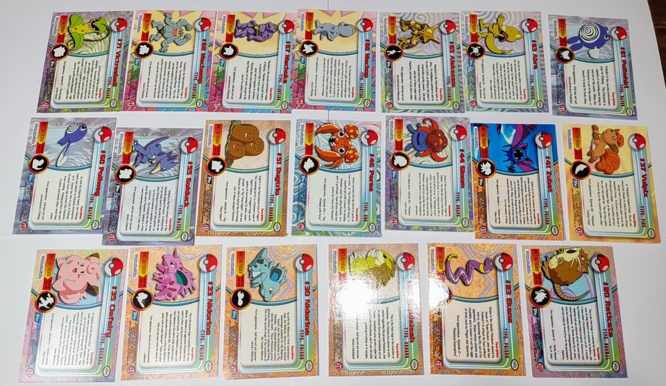 Lot of 41: Pokemon TV Animation Edition Cards w/ Holos Topps 1999 | eBay