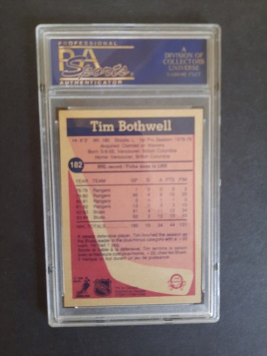 1984-85 O-Pee-Chee - Tim Bothwell #182 (RC) for sale online | eBay