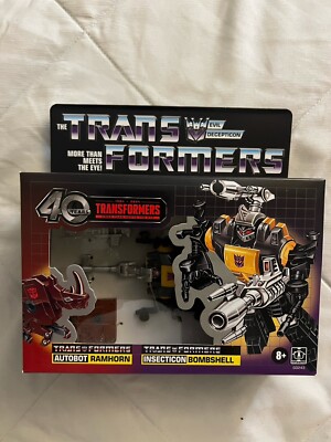 Transformers 40th Anniversary G1 Reissue Bombshell & Ramhorn NISB | eBay
