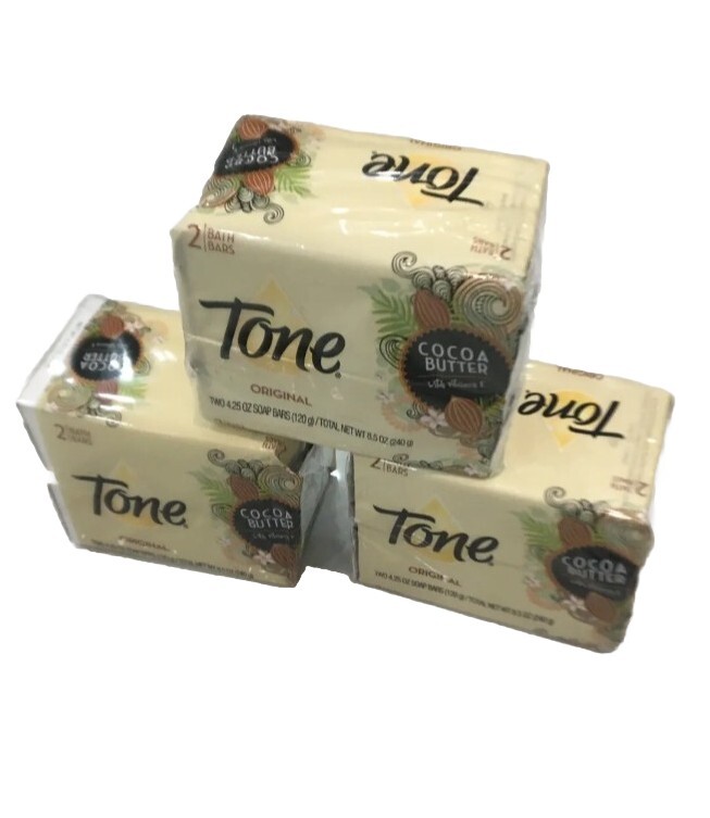 Tone Cocoa Butter Bar Soap Lot Of 3 X 2 Pack 4.25 oz 17000004891 | eBay