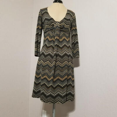 Connected Women Geometric Pattern Dress, Size S | eBay