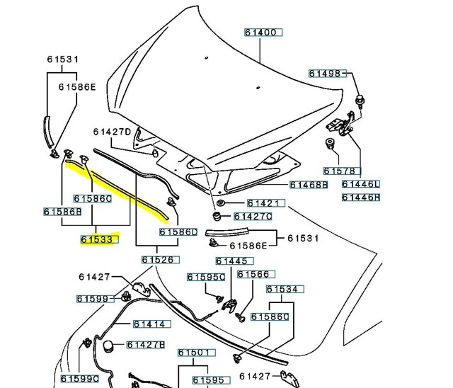 Mitsubishi 5902A021 Genuine OEM Front Seal for sale online | eBay