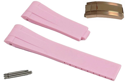 ROLEX Light PINK Watch Band 20MM Fits DateJust SUBMARINER GMT DAYTONA ...