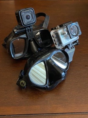 Micromask gopro mount insta360 dive mask mount | eBay