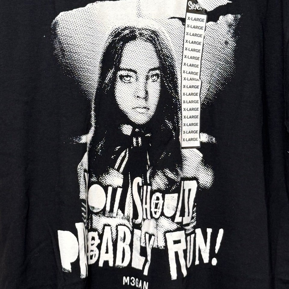 Megan Horror Movie Graphic Tee Size XL NWT | eBay