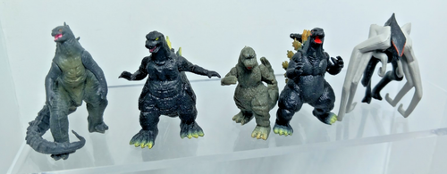 Godzilla Gashapon 2" Figure / Toy Bundle + 2D Extras - Kaiju mini ...