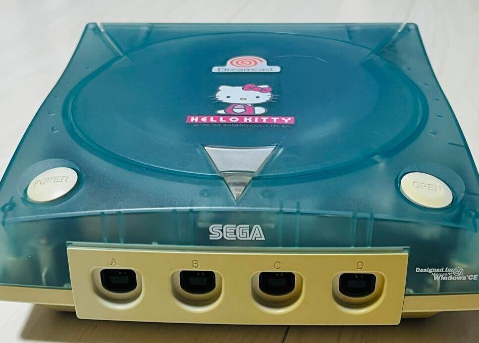 Sega Dreamcast Console Hello Kitty Skelton Console Tasted Used from ...