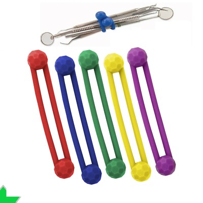 Pro-Ties Dental Instrument Silicone Ties (Pack of 6) Autoclavable Up To ...
