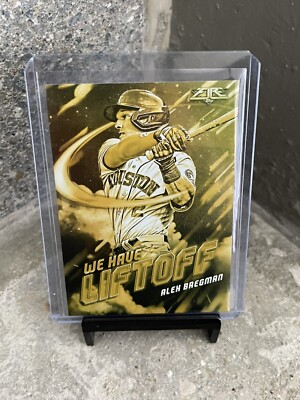 2021 Topps Fire Alex Bregman #WHL-7 We Have Liftoff Gold Minted ...