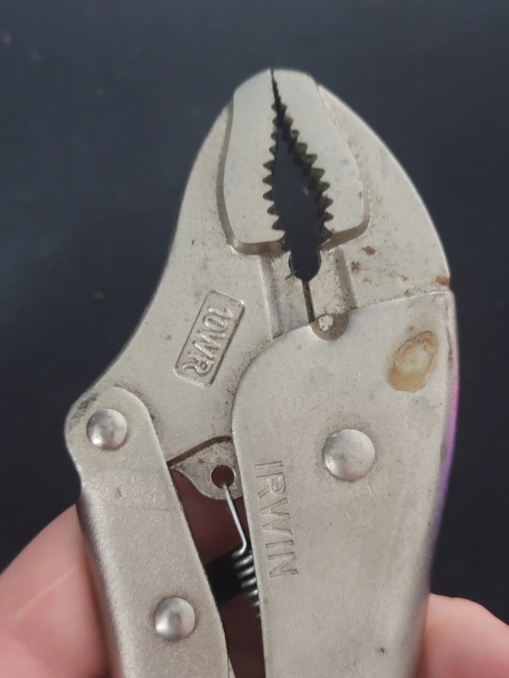 The Original VISE GRIP 10" Curved Jaw Locking Pliers IRWIN 10WR | eBay