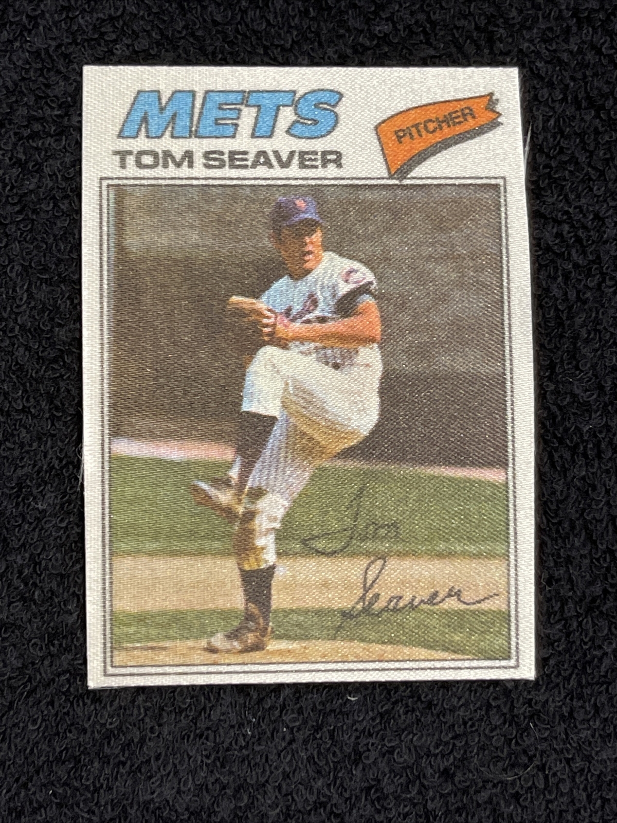 1977 TOPPS BASEBALL CLOTH STICKERS COMPLETE SET (55) 18 CHECKLISTS NR ...