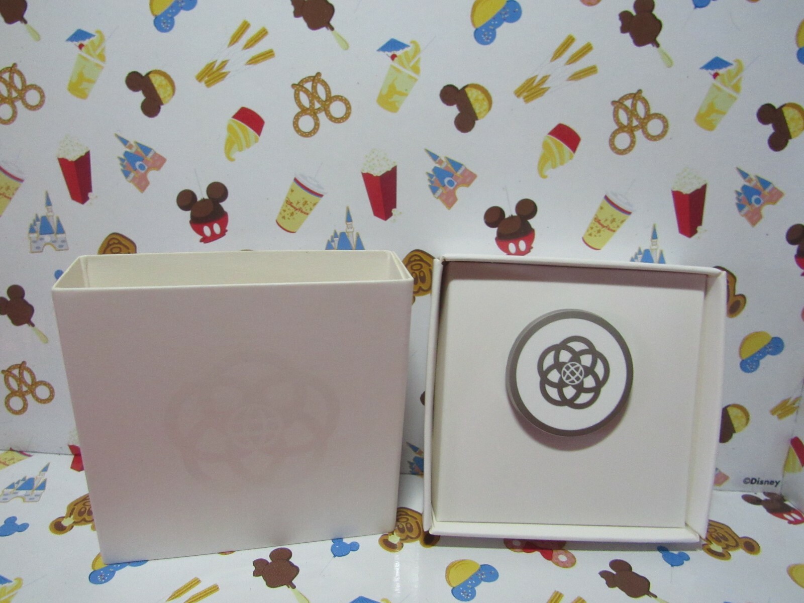 Disney EPCOT Icon White Symbol Logo Limited Release Pin Retro-Style ...