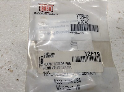 NEW Baso Y75BA-1C Y75 (12F19) Flame Sensor For Intermittent Pilot ...
