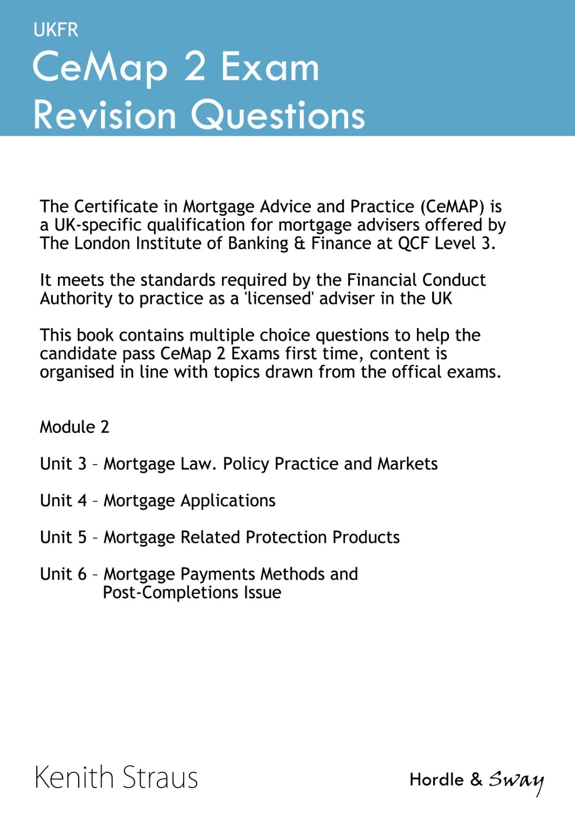 CeMAP 2 Questions & Answers Practice Book Mortgage Advisor Exam Mock ...