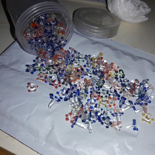 200 Glass Smoking Pipe Screens Daisy Flower Style Screen Pyrex Assorted ...