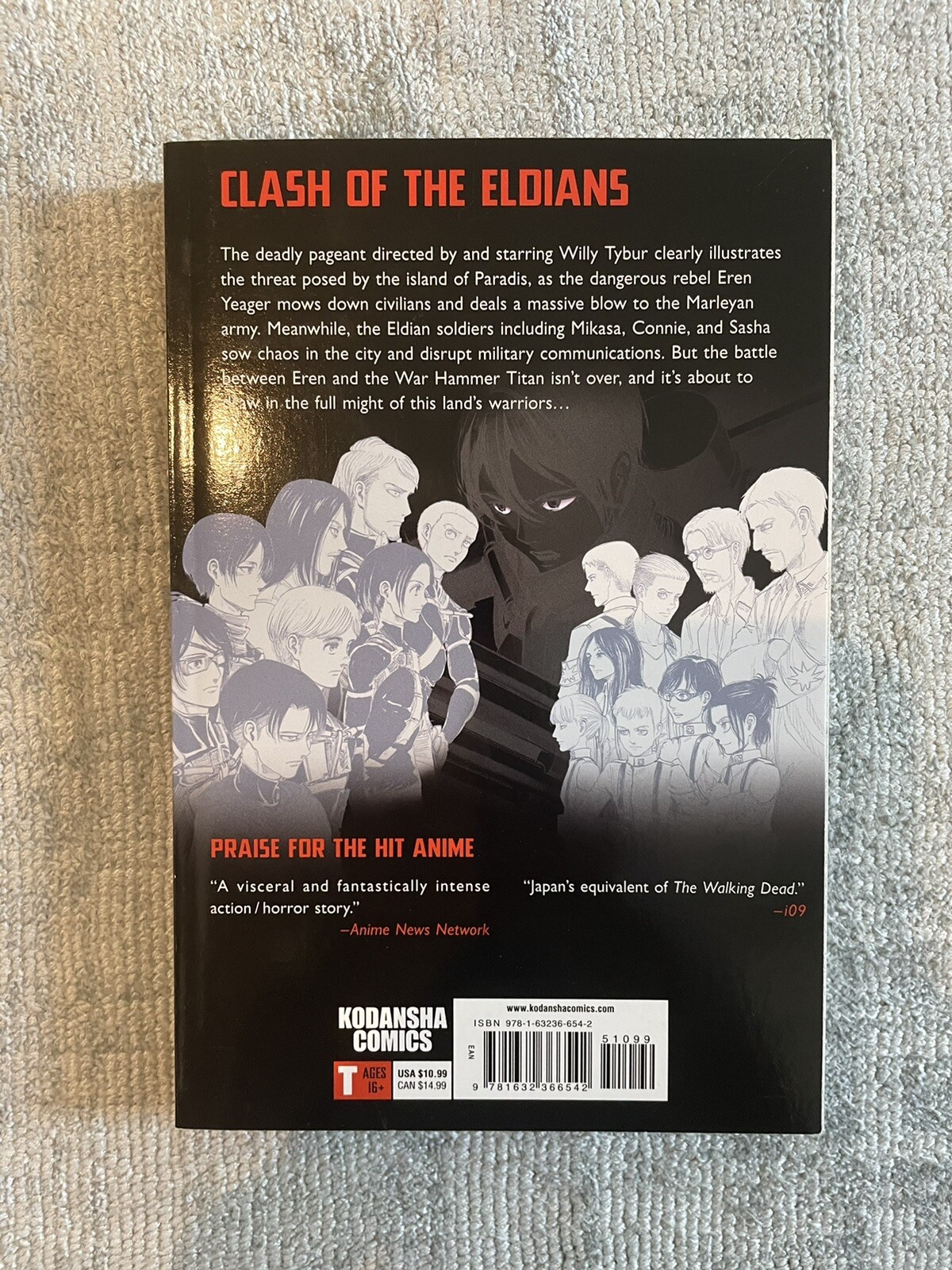 AOT Attack on Titan English Manga Volume 26 by Hajime Isayama ...