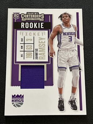 2020-21 Panini Contenders JAHMI'US RAMSEY Rookie Ticket Swatches Jersey ...
