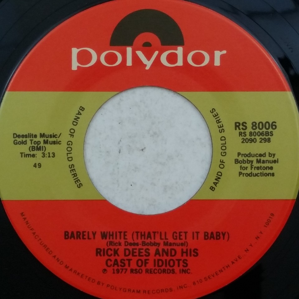 RICK DEES & HIS CAST OF IDIOTS Disco Duck Part 1 RS8006 7" 45rpm Vinyl ...