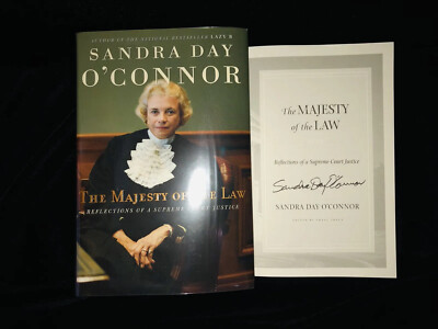 Sandra Day O'Connor FLAT SIGNED The Majesty of the Law 1st Edition ...