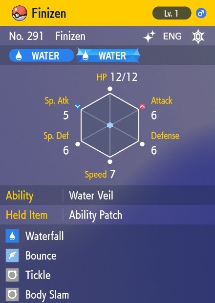 Pokemon Scarlet and Violet 6iv Shiny Max EV Finizen | eBay