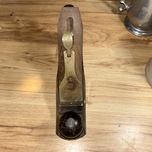 Vtg. WARDS MASTER No. 3 Smooth Sole Bench Plane woodworking tool Made ...