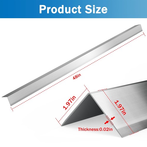 10 Pack Stainless Steel Wall Corner Guard Metal Wall Corner Guard Wall ...