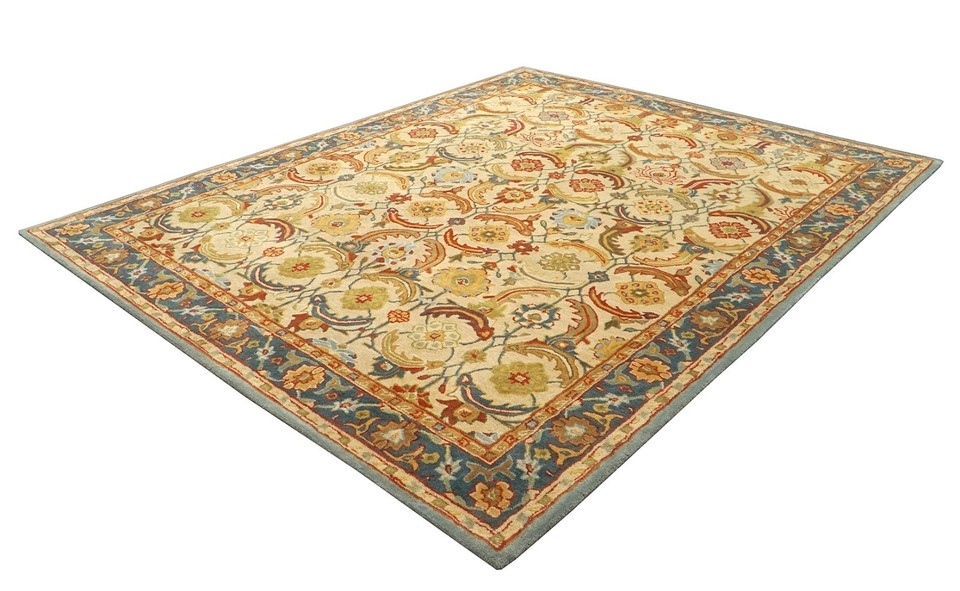 100% Wool Rug | Hand Tufted Pottery Barn Eva Living Room Home Decor ...