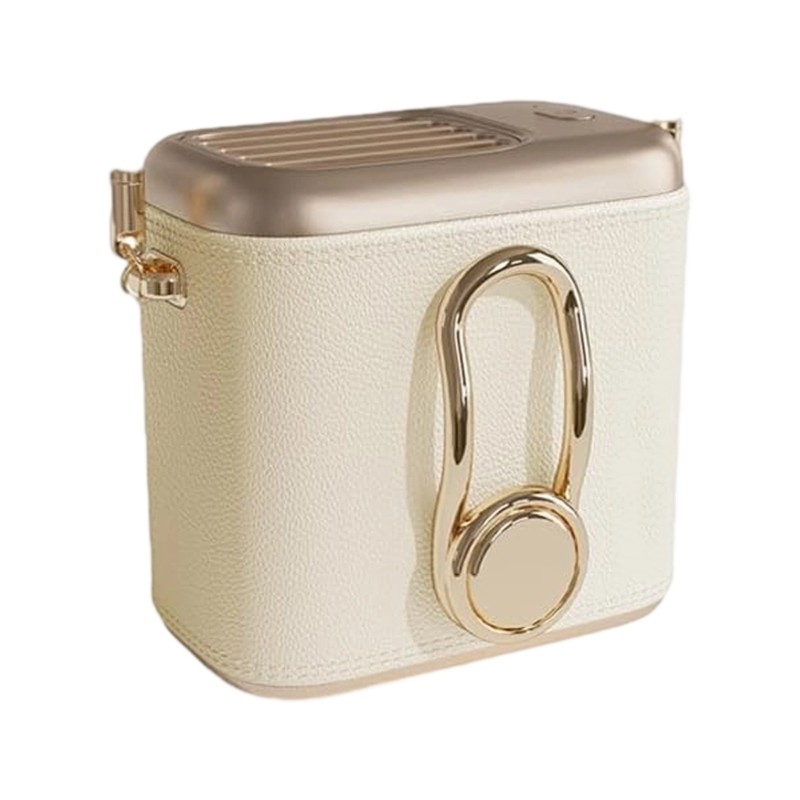 Wearable Belt Fan Portable Clip Fan 4000mAh Travel Fan ABS Texture ...